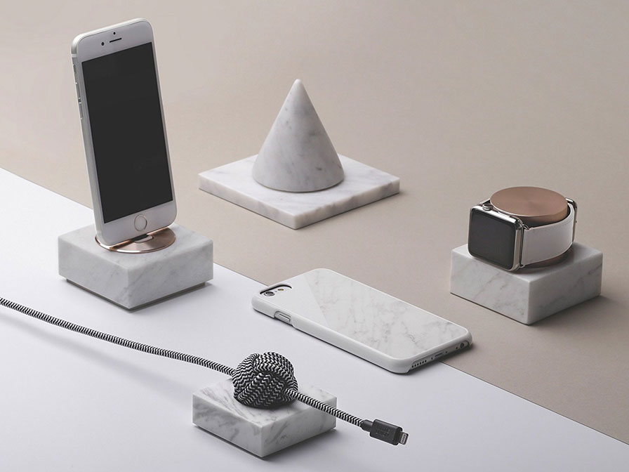Native Union DOCK+ Marble | Marmeren Lightning Dock
