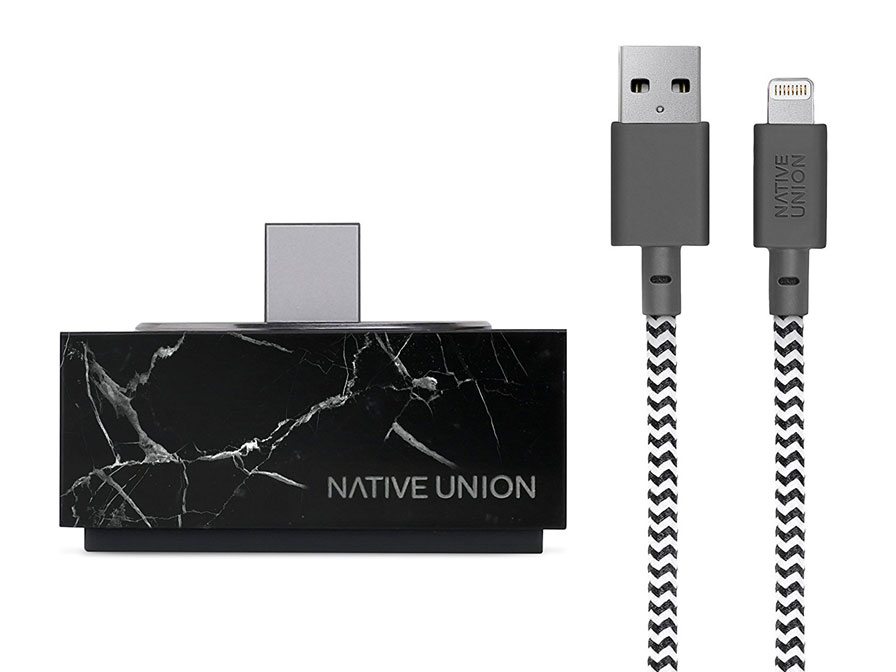 Native Union DOCK+ Marble | Marmeren Lightning Dock