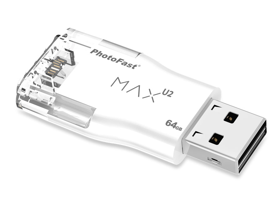 Photofast i-FlashDrive MAX U2 | 64GB Lightning Geheugen