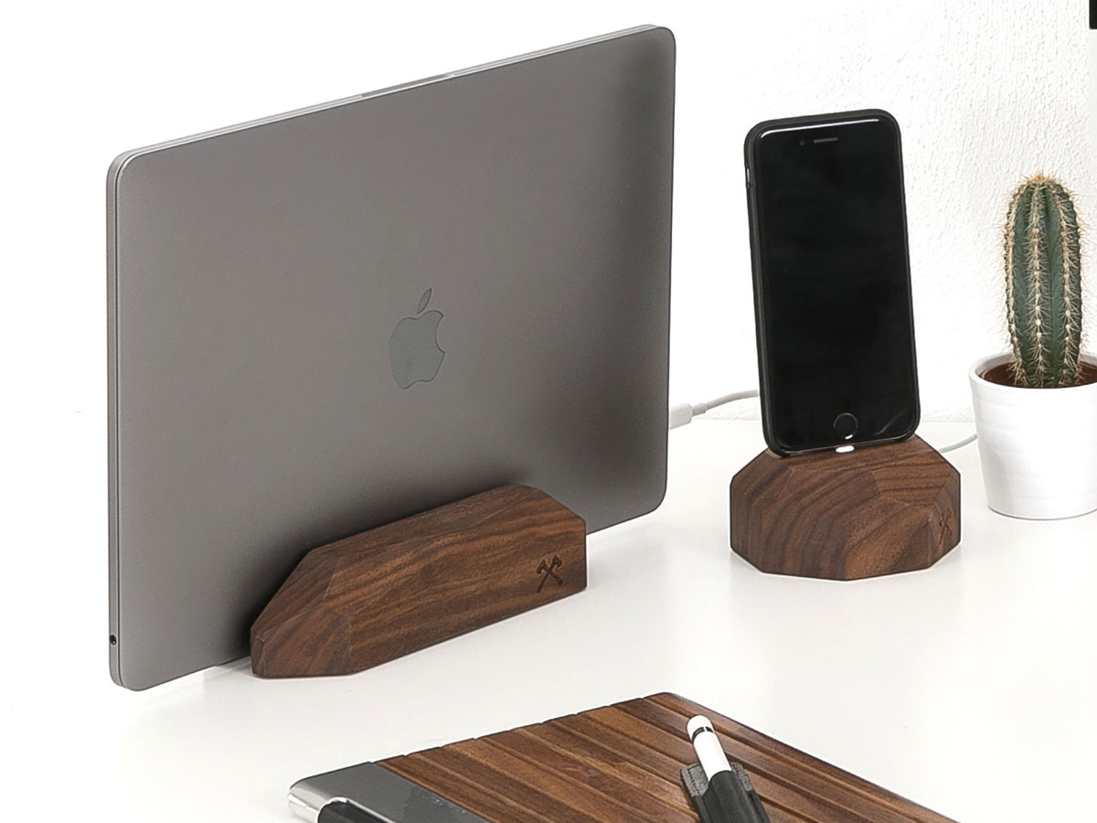 Woodcessories EcoRest Arc MacBook Standaard | Walnoot