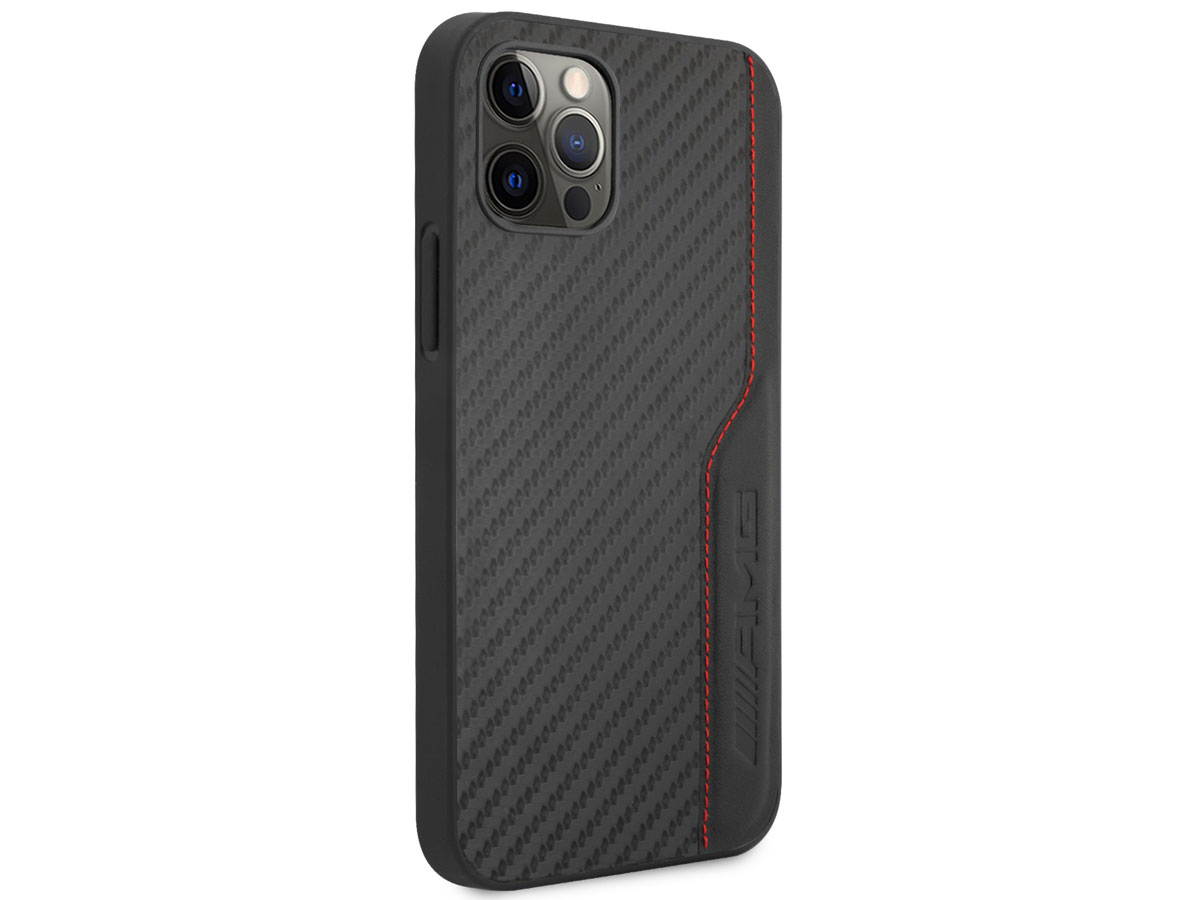 Mercedes AMG Carbon Red Case iPhone 12/12 Pro Hoesje