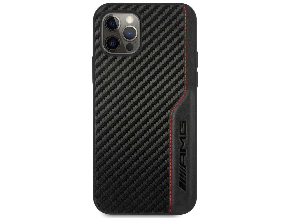 Mercedes AMG Carbon Red Case iPhone 12/12 Pro Hoesje