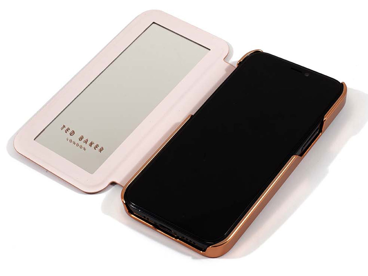 Ted Baker Glitsie Mirror Folio iPhone 12 Pro Max Hoesje