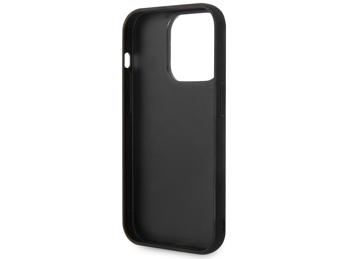 Karl Lagerfeld 3D Monogram Case iPhone 14 Pro Zwart