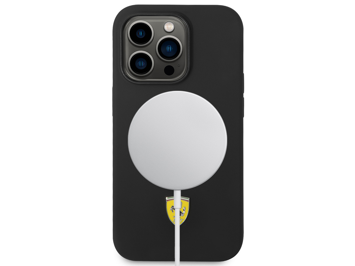 Ferrari MagSafe Case Zwart | iPhone 14 Pro Max Hoesje
