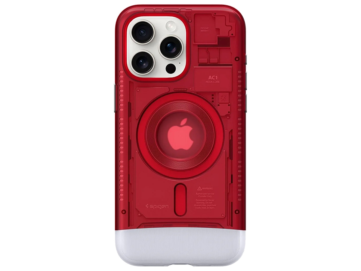 Spigen Classic C1 Case Ruby | iPhone 15 Pro Hoesje