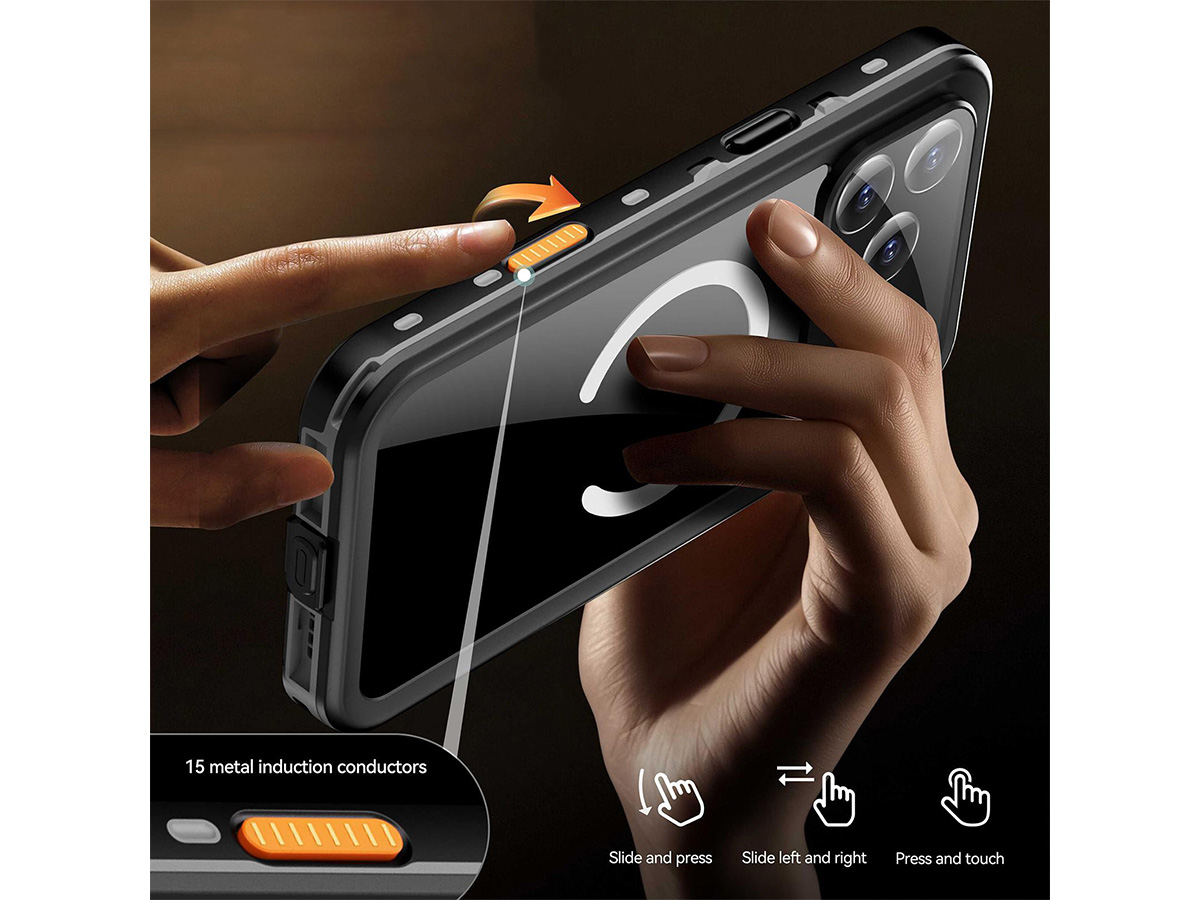 Turtle Shift IP68 Waterdicht iPhone 17 Pro Max Hoesje