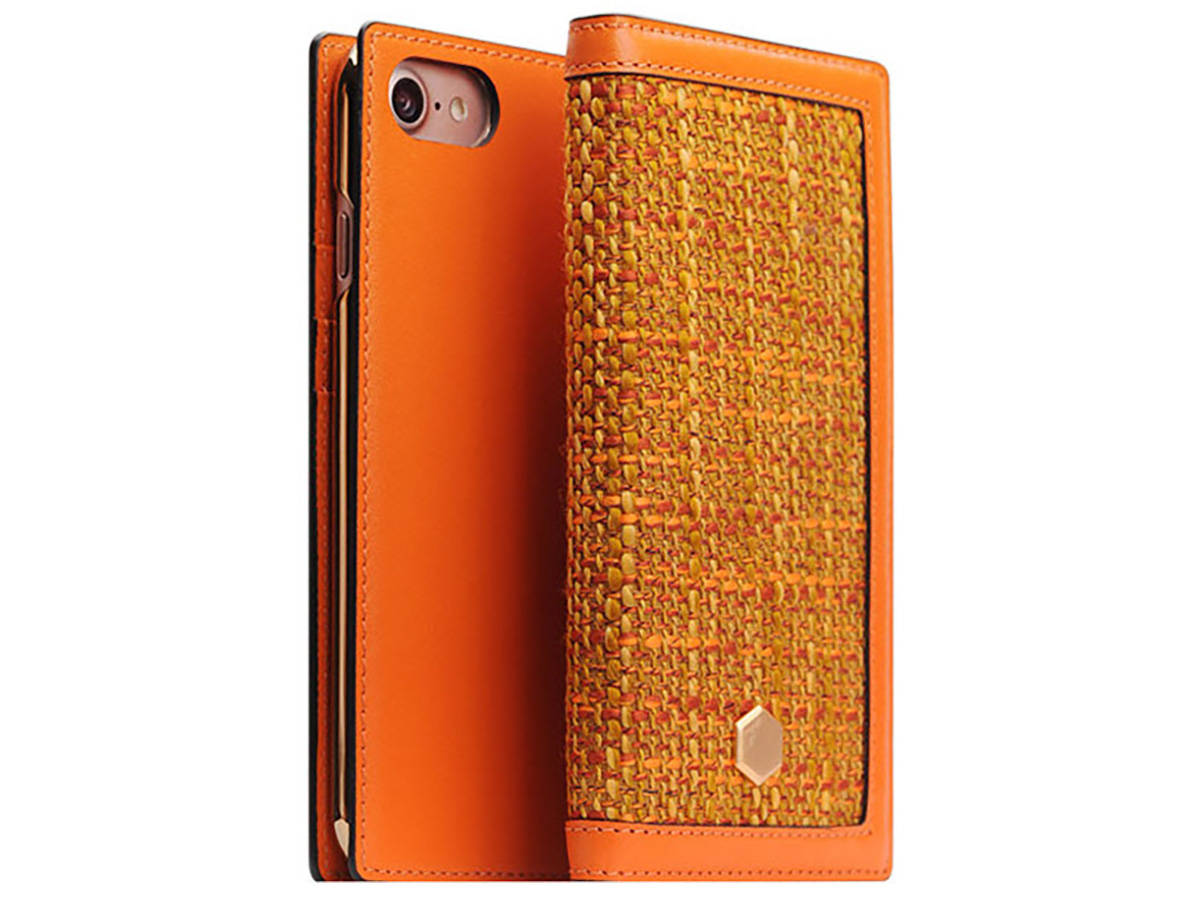 SLG Design D5 CSL Bookcase Oranj | iPhone SE/8/7 hoesje