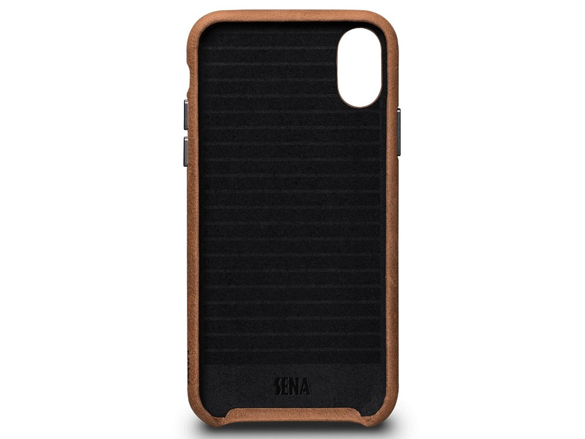 Sena Leather Skin Case Tan | iPhone X/Xs Hoesje Leer