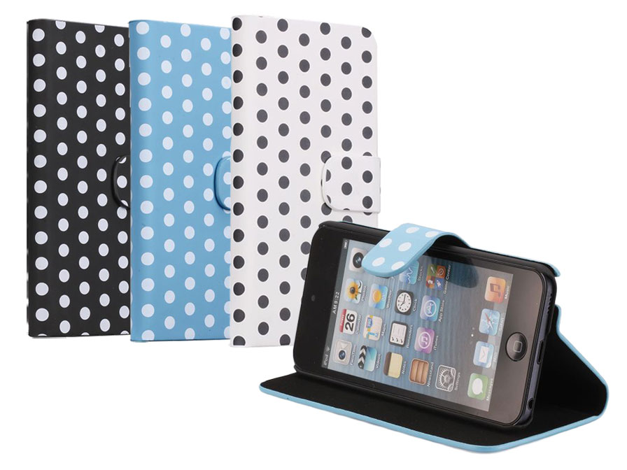 Polka Dot Sideflip Stand Case Hoesje voor iPod touch 5G/6G