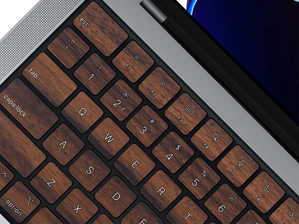 RAUW Keyboard Hout MacBook Pro 14/16 Palissander BE