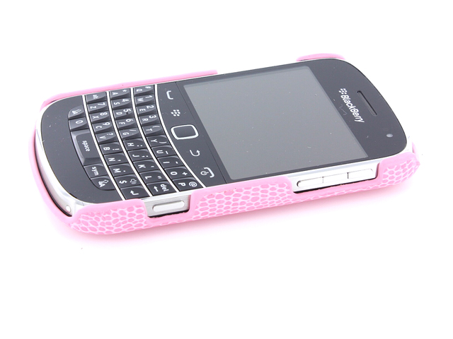Pink Snake Back Case Cover voor Blackberry Bold 9900