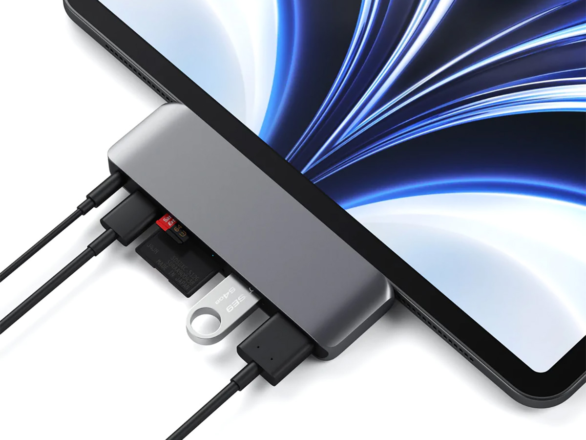 Satechi USB-C Mobile Pro Hub voor iPad | Space Grey