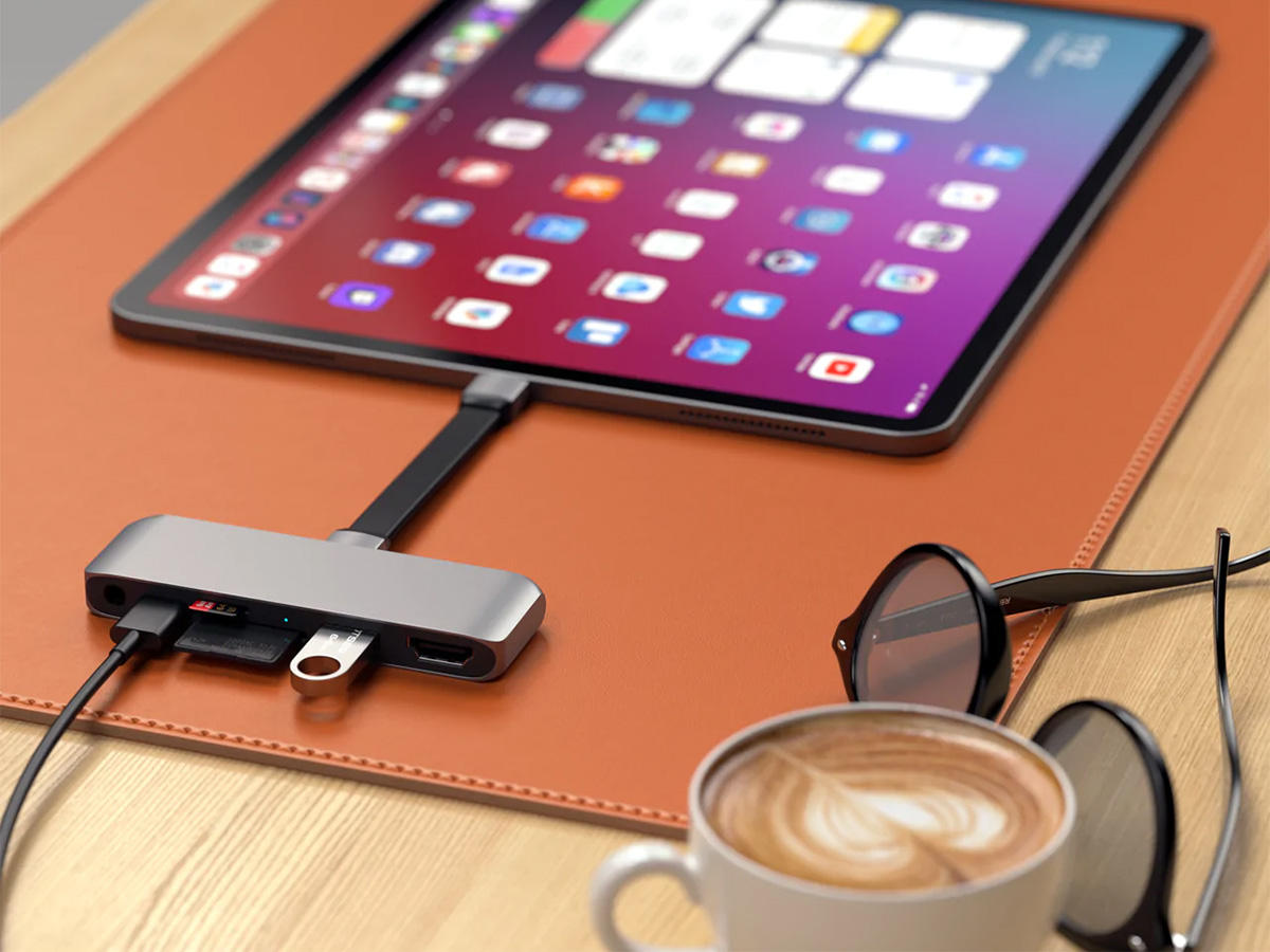 Satechi USB-C Mobile Pro Hub voor iPad | Space Grey