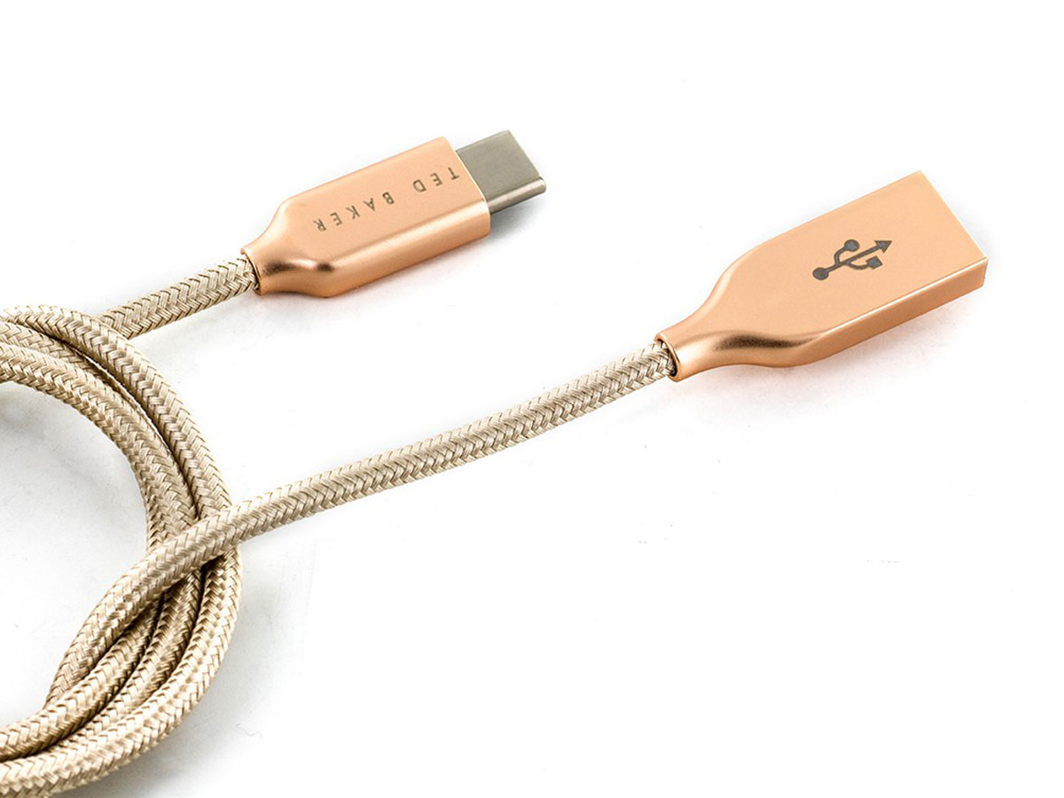 Ted Baker connecTED Premium USB-C Kabel | Beige