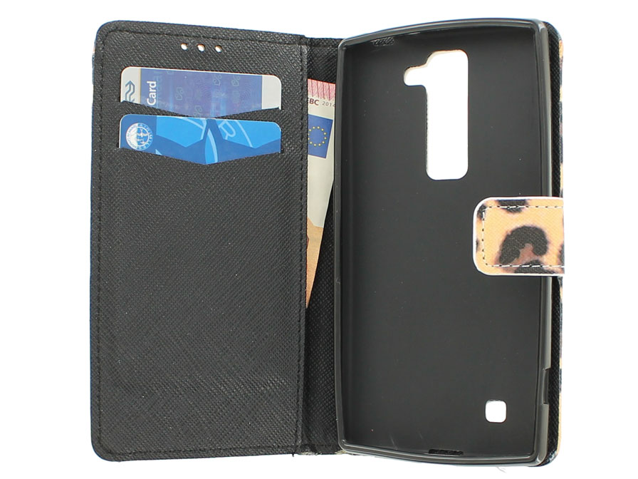 LG Magna hoesje - Leopard Walletcase | KloegCom.nl