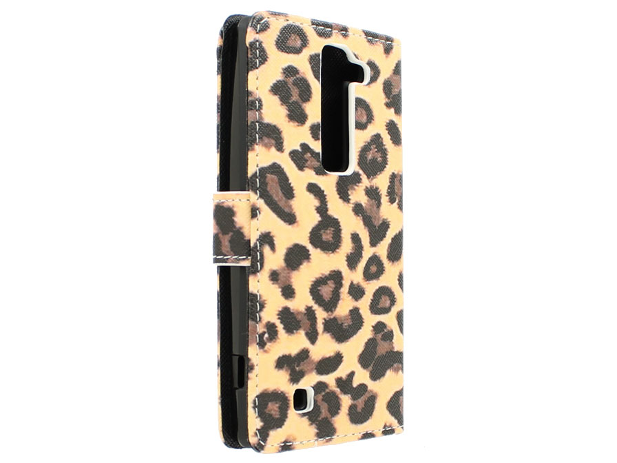 LG Magna hoesje - Leopard Walletcase | KloegCom.nl