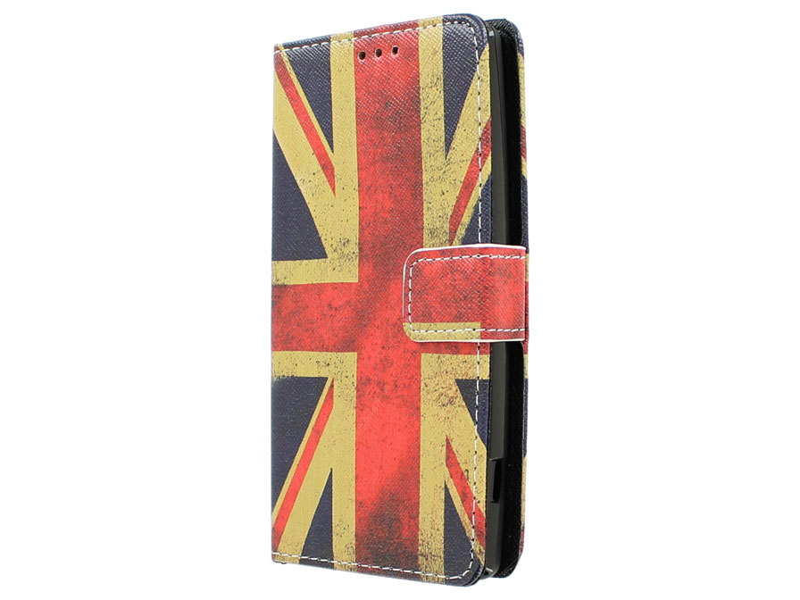 LG Magna hoesje - Vintage GB Flag Walletcase