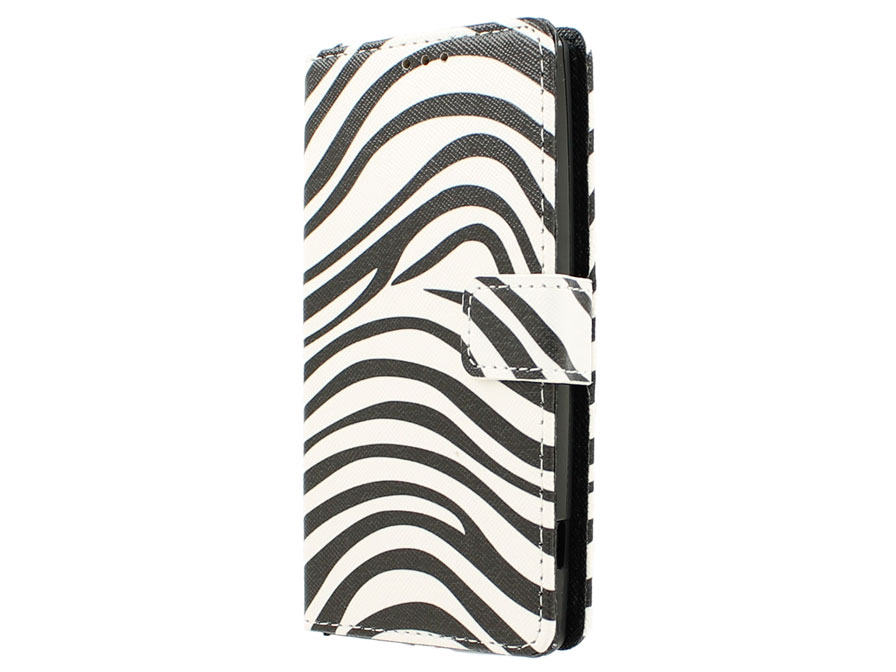 LG Magna hoesje - Zebra Walletcase | KloegCom.nl