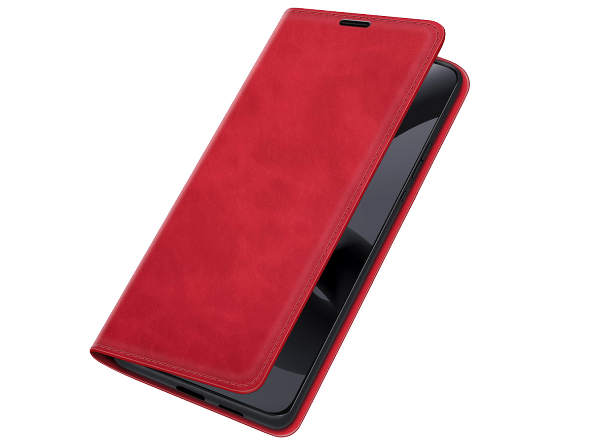 Slimfit Wallet Case Motorola Edge 30 Neo Hoesje | Rood