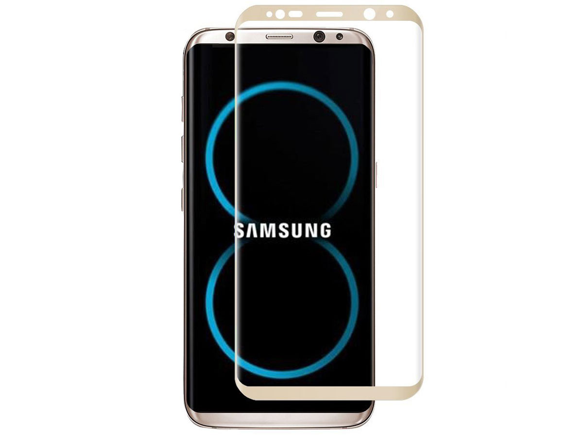 Samsung Galaxy S8+ Screenprotector Curved Glass 3D