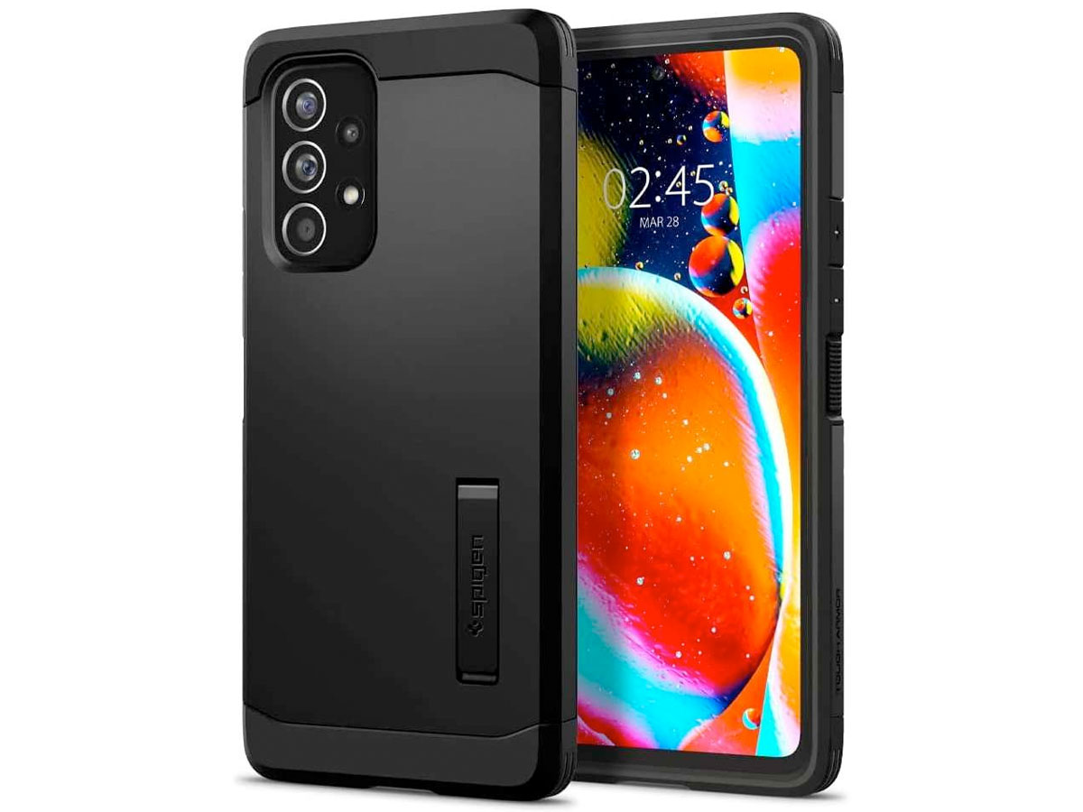 Spigen Tough Armor Case Zwart Samsung Galaxy A53 Hoesje
