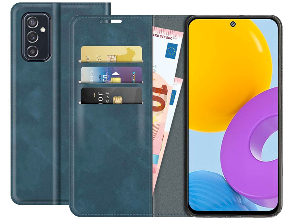 Slimfit Wallet Case Samsung Galaxy M52 Hoesje | Blauw
