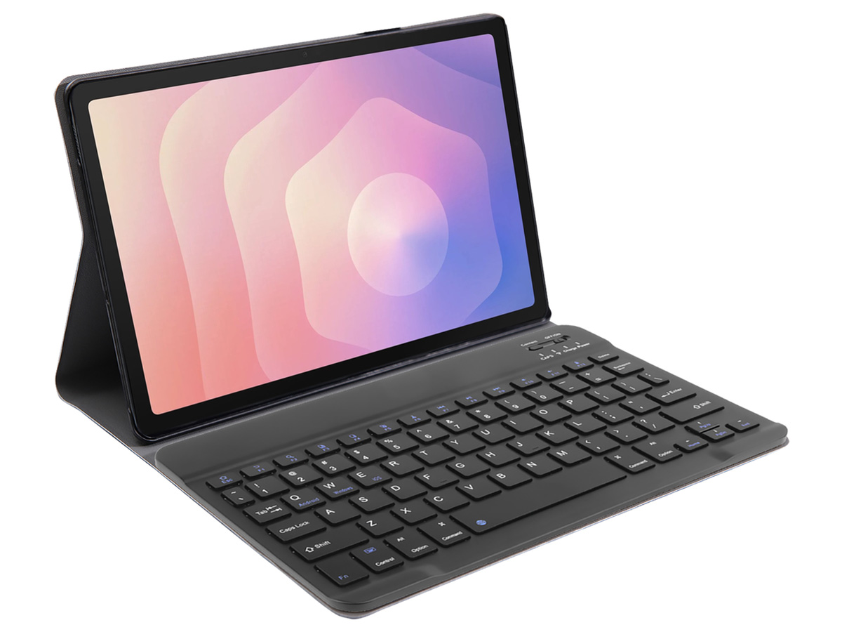 Samsung Galaxy Tab S11 Toetsenbord Hoesje QWERTY Zwart