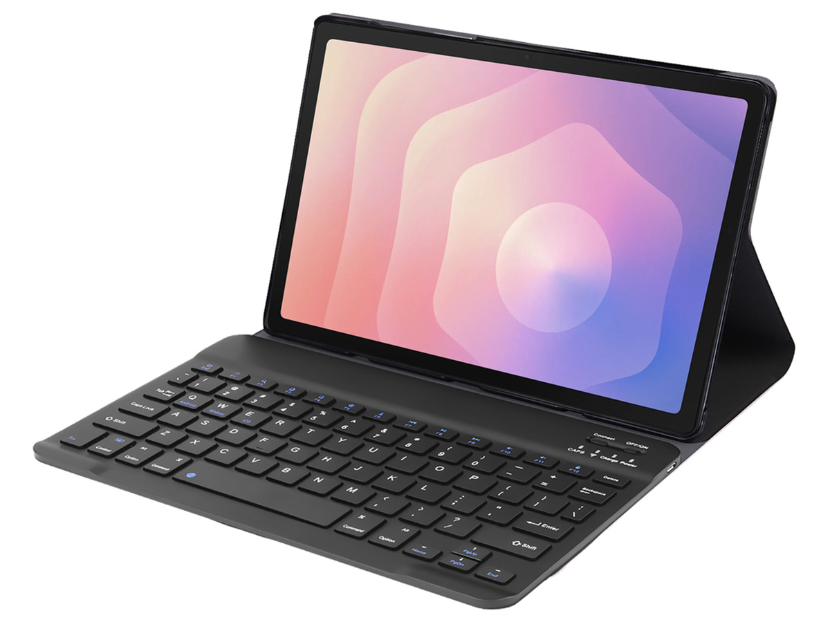 Samsung Galaxy Tab S11 Toetsenbord Hoesje QWERTY Zwart