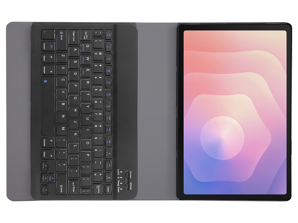 Samsung Galaxy Tab S11 Toetsenbord Hoesje QWERTY Zwart