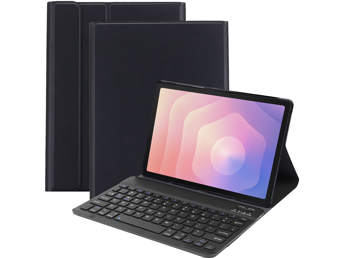 Samsung Galaxy Tab S11 Toetsenbord Hoesje QWERTY Zwart