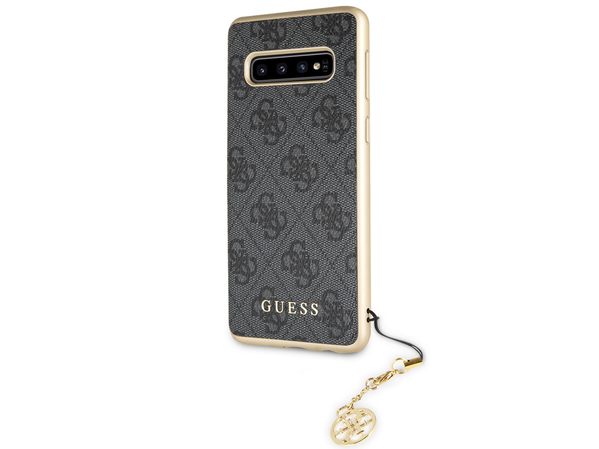 Guess Hoesje Samsung Galaxy S10 Monogram Charm Grijs