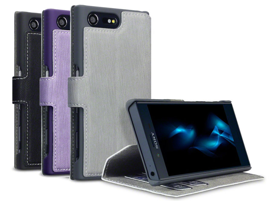 Covert Slim Bookcase Sony Xperia X Compact Hoesje