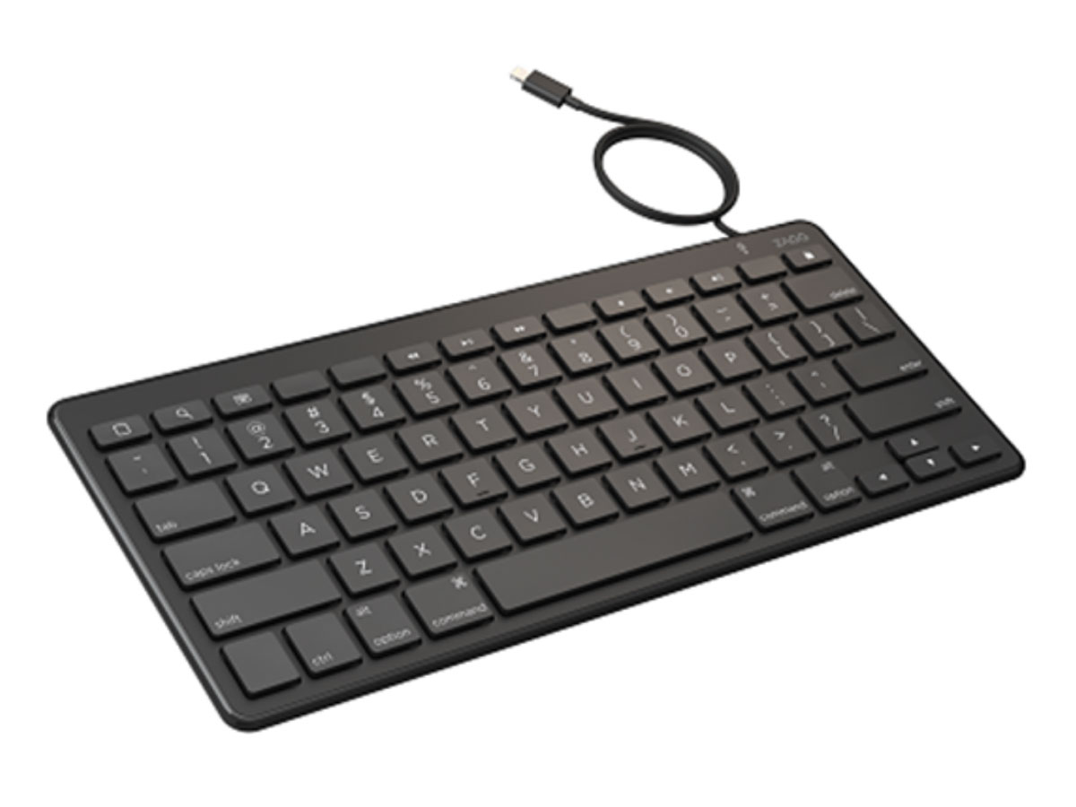 Zagg Wired Lightning Keyboard Bedraad iPad Toetsenbord