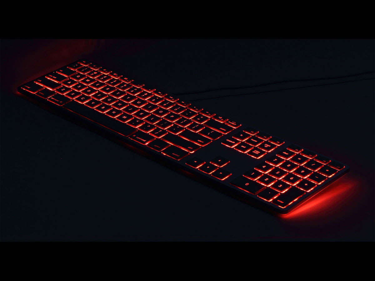 Matias RGB Wired Aluminum Keyboard AZERTY | Space Grey