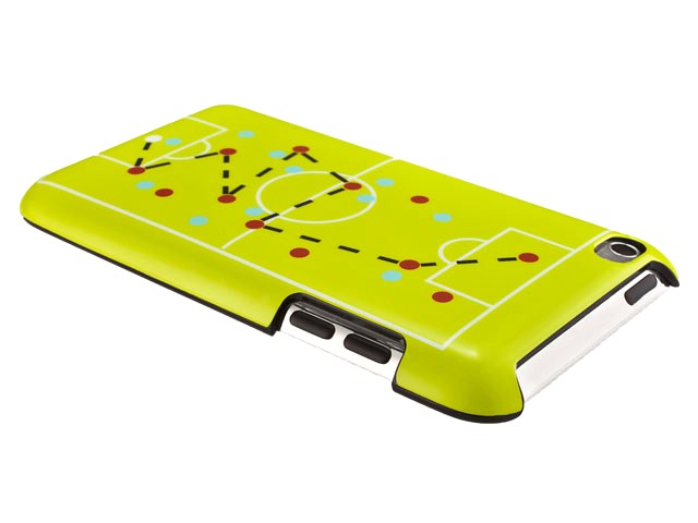 Qdos Football Green Back Case Hoes voor iPod touch 4G
