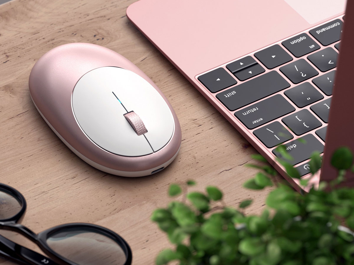 Satechi M1 Wireless Mouse | Bluetooth Muis (Rosé)