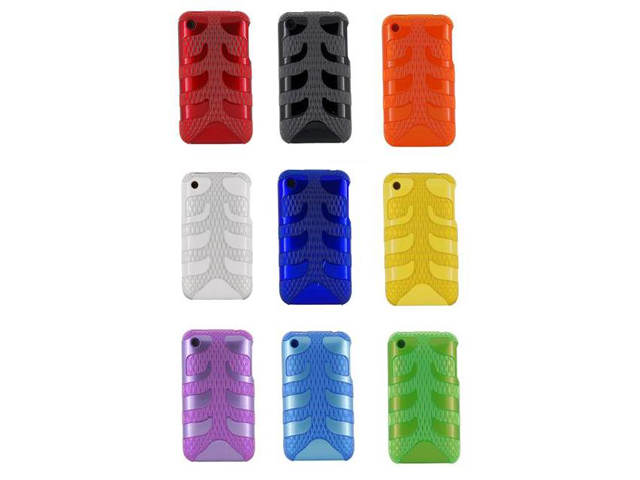 Metalic Fishbone Case Hoes voor iPhone 3G/3GS