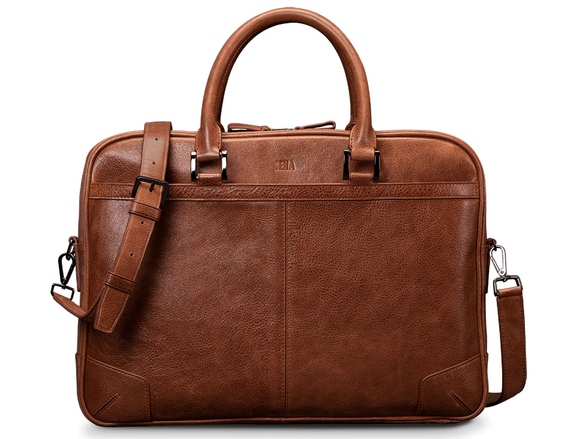 Sena Heritage Commuter Bag | Leren Laptoptas | Cognac