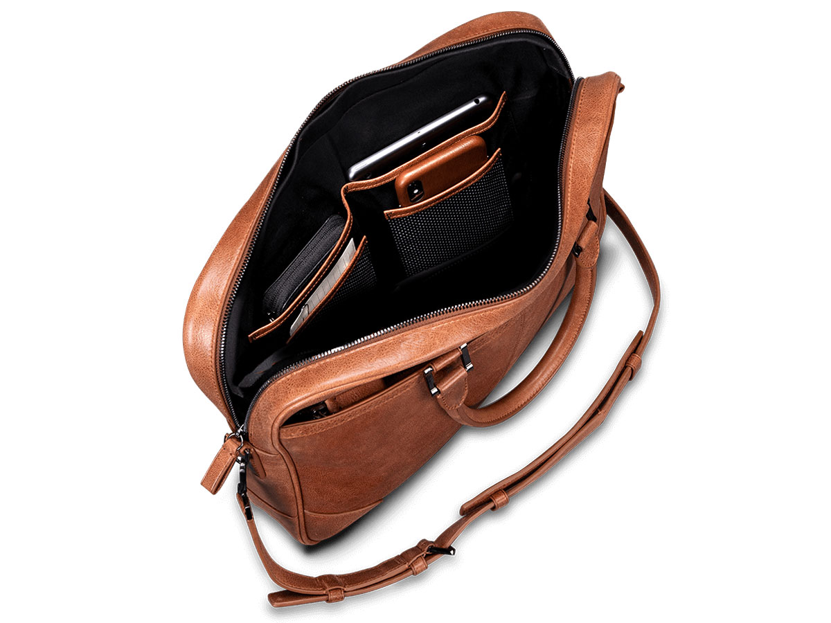 Sena Heritage Commuter Bag | Leren Laptoptas | Cognac