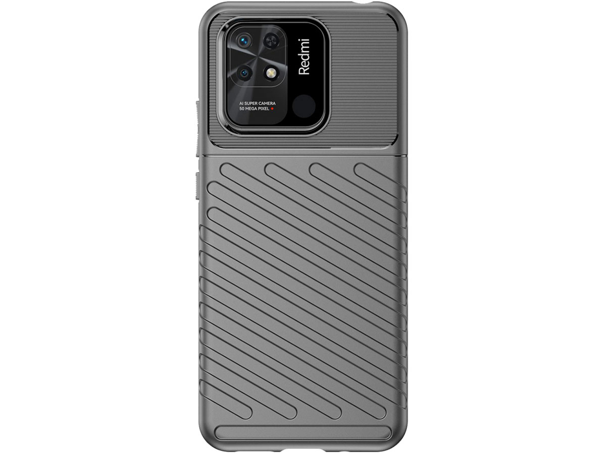 TPU Rugged Grip Case | Xiaomi Redmi 10C Hoesje