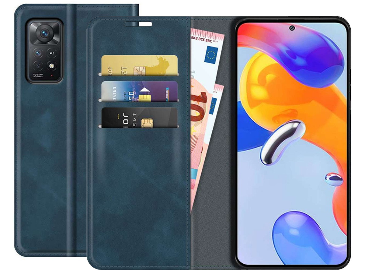 Slimfit Wallet Xiaomi Redmi Note 11 Pro Hoesje | Blauw
